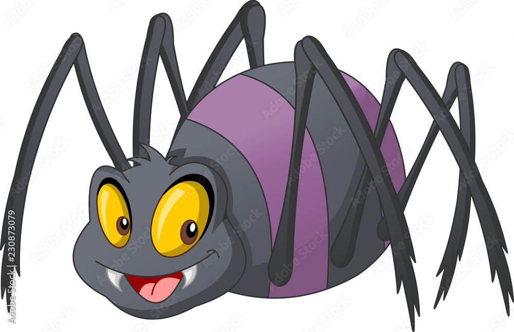 cute spider vector