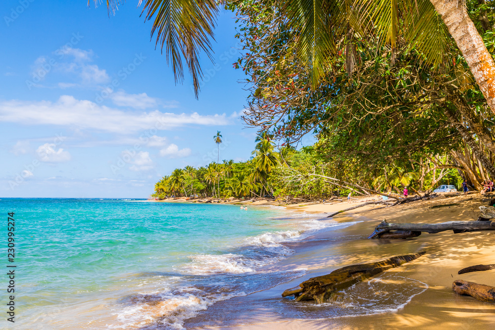 Punta Uva beach in Puerto Viejo, Limon Stock Photo | Adobe Stock