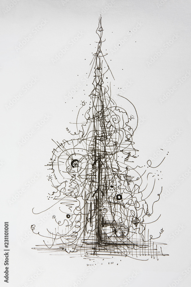 creative tree drawing