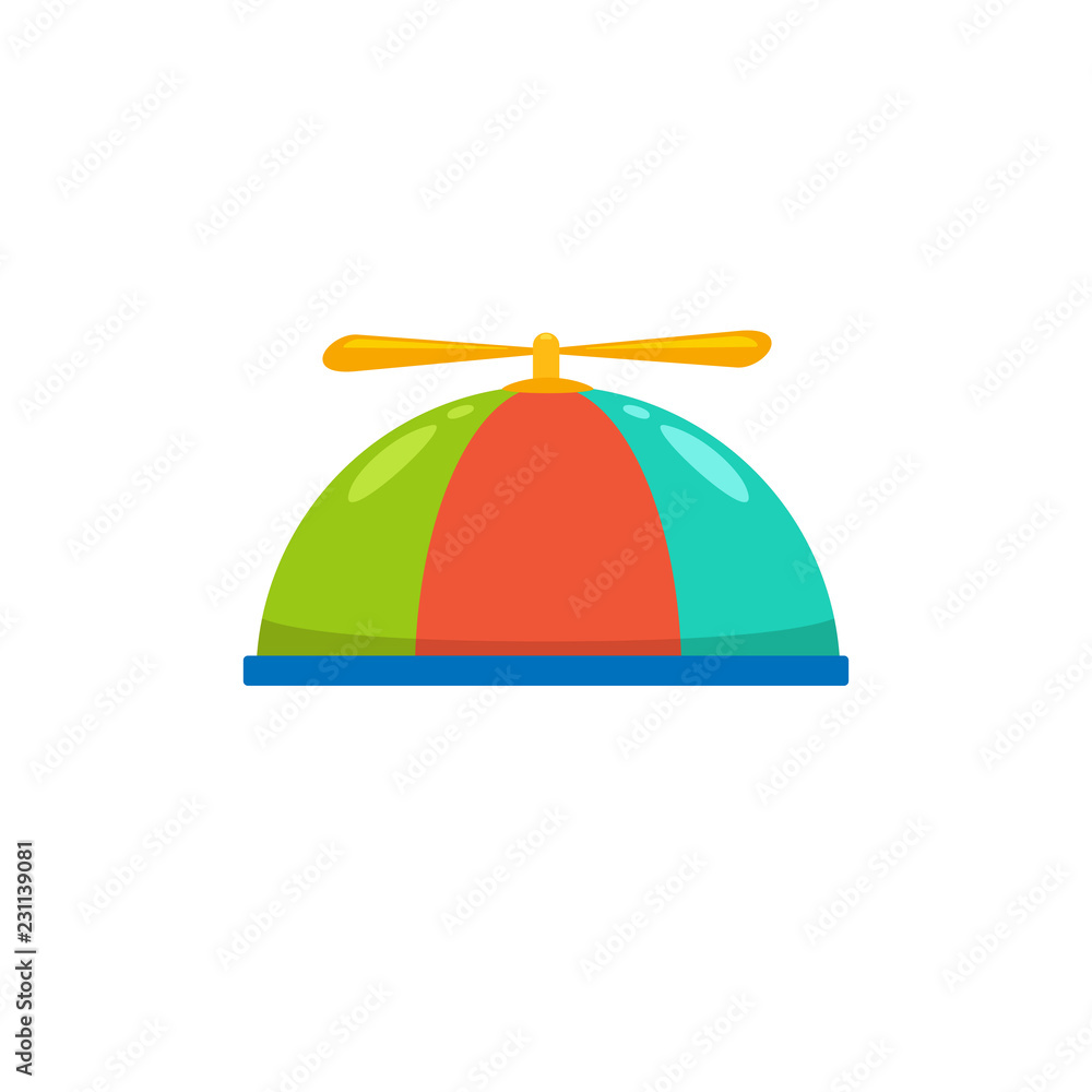 Propeller Hat Illustration Stock Vector | Adobe Stock