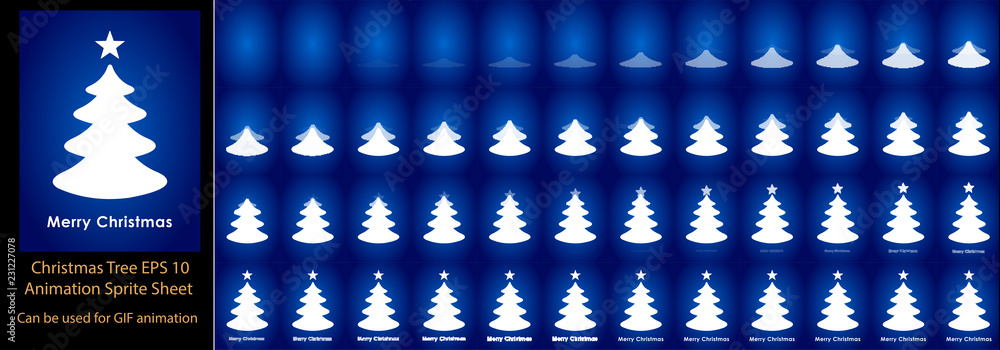 Christmas Santa Laughing and wishing animation sprite sheet, Can be ...