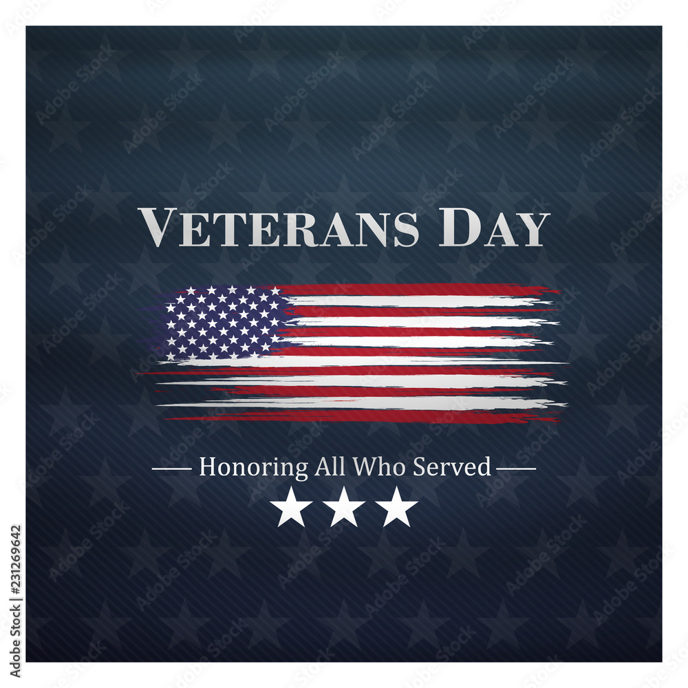 veterans day, November 11, honoring all who served, posters, modern ...
