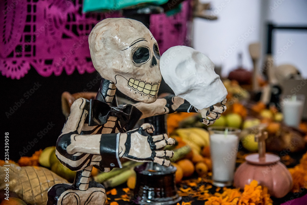 catrina mexicana folklore huesos tradiciones halloween maquillaje ...