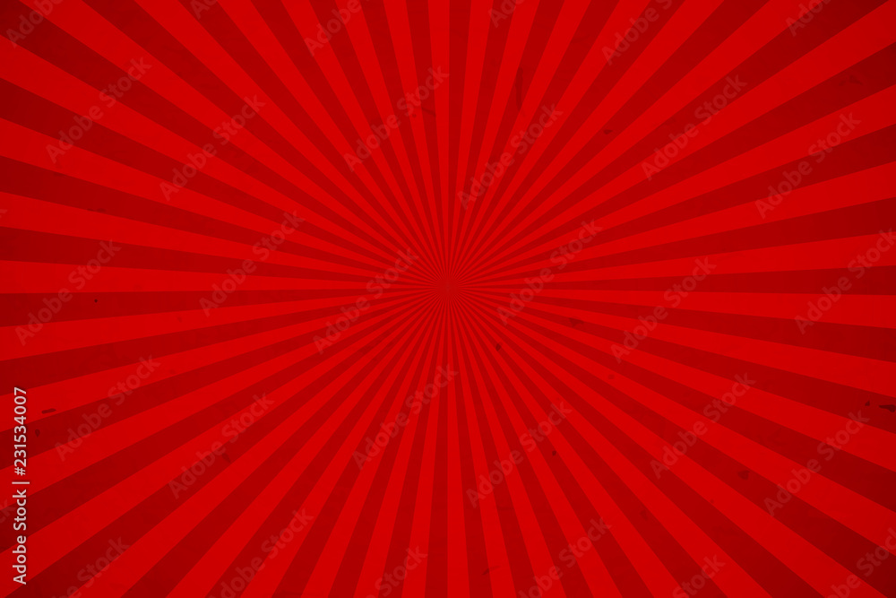 Red rays background Stock Vector | Adobe Stock