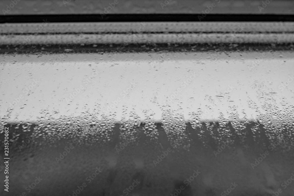 Due to the high humidity of the room and the poor ventilation inside ...