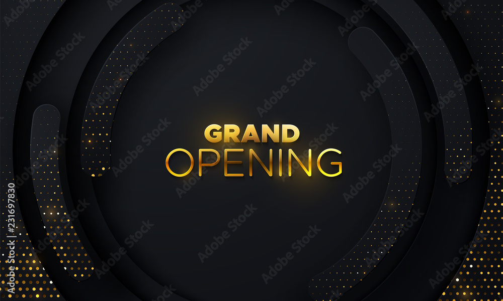 Grand Opening. Business startup ceremony. Stock Vector | Adobe Stock