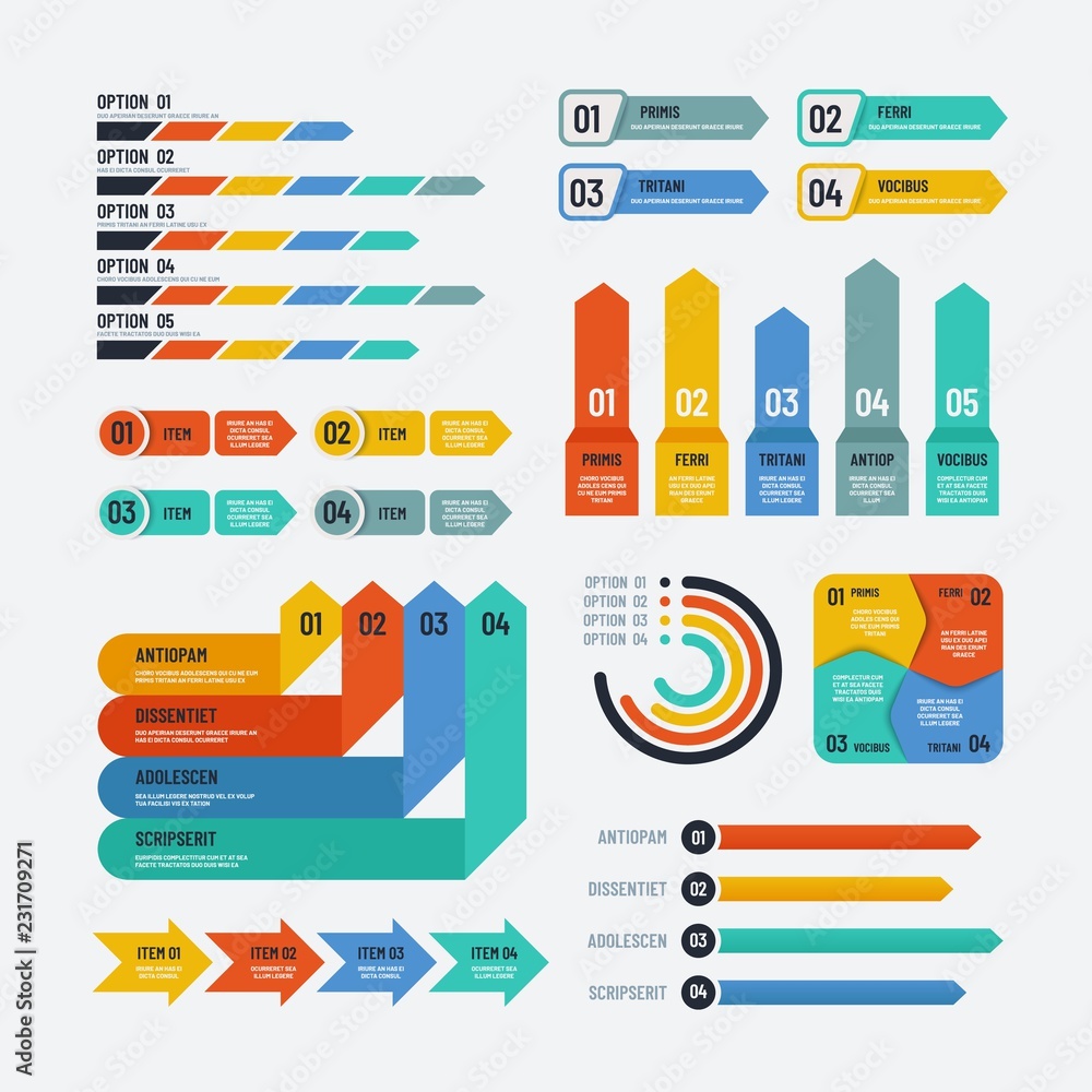 Presentation infographics. Flowchart timeline process chart workflow ...