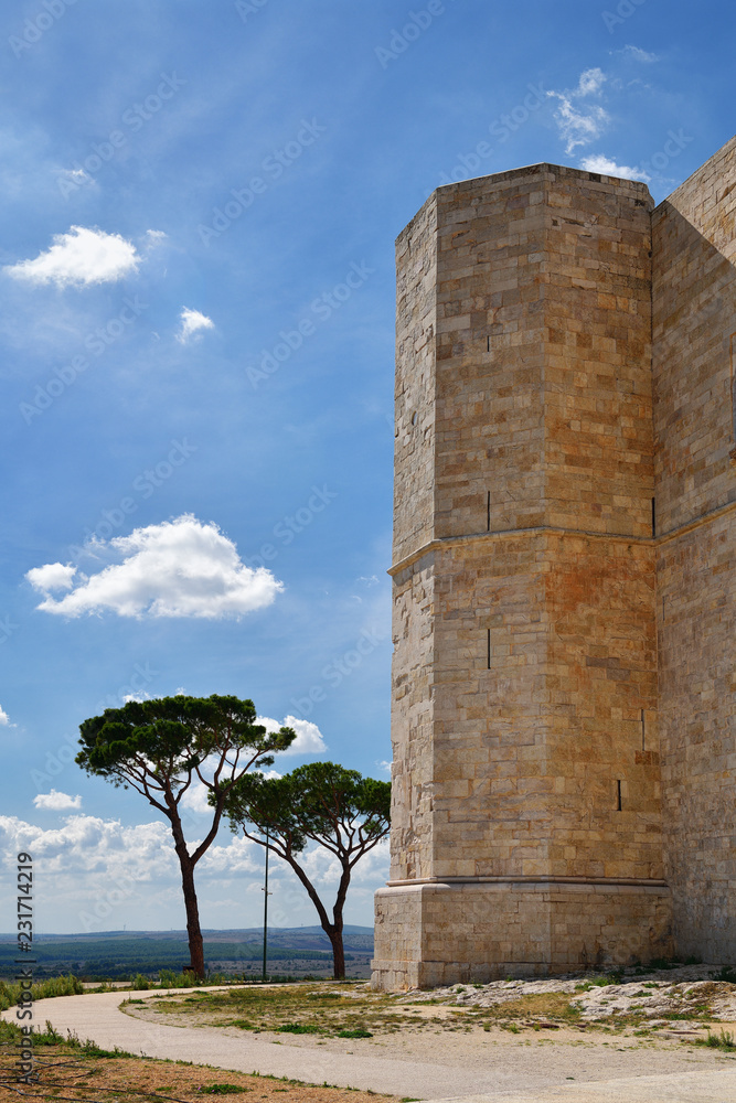 Castel del Monte in Apulien Stock Photo | Adobe Stock