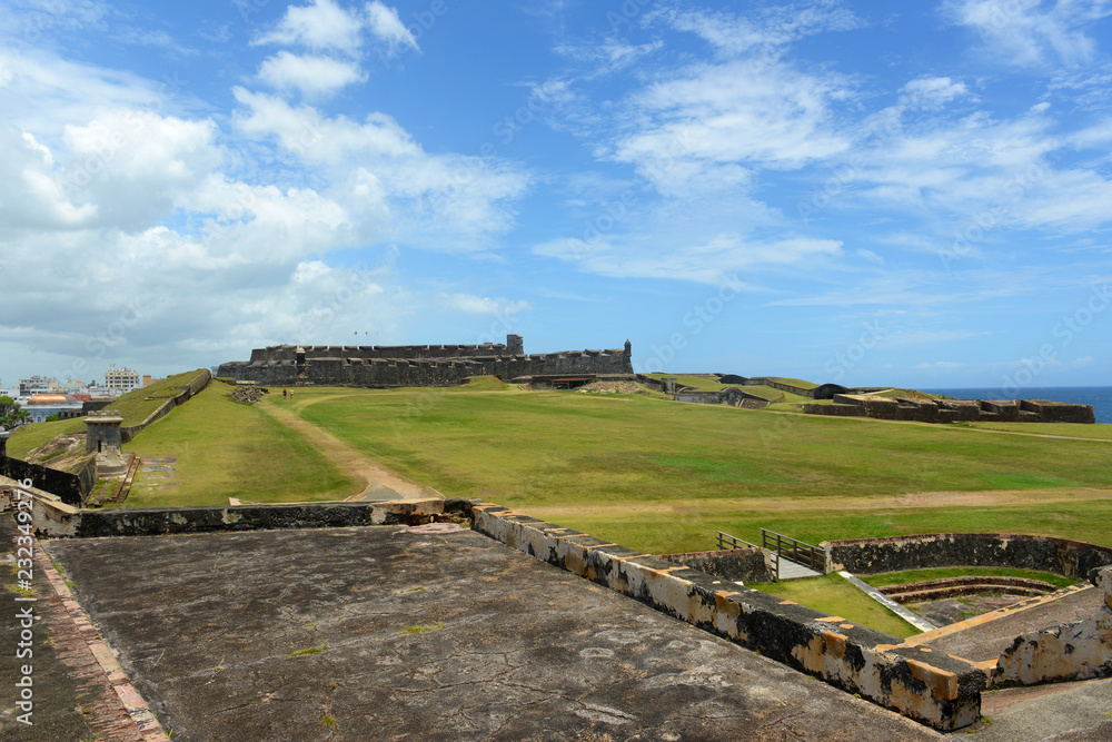 Foto de Stock Castillo de San Cristobal, San Juan, Puerto Rico ...