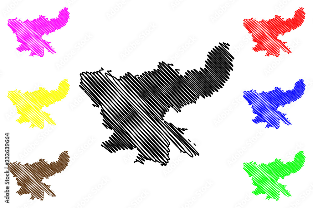 Jharkhand (States and union territories of India, Federated states ...