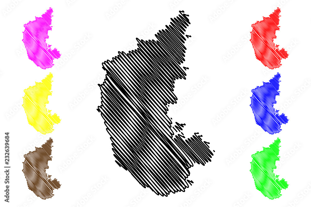 Karnataka (States and union territories of India, Federated states ...