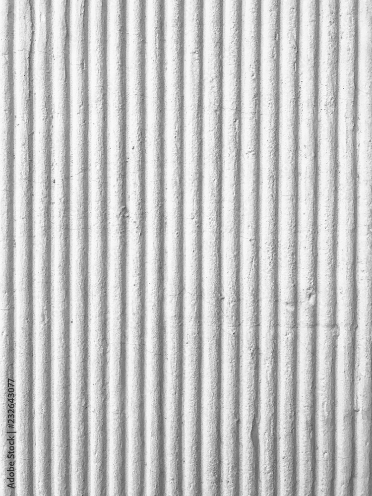 Relief plaster texture with flute. Linear wall background for interior ...