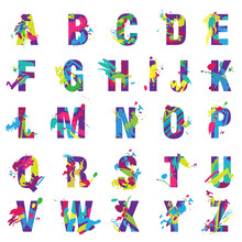 Alphabet Letters Bright Colors Free Stock Photo - Public Domain Pictures
