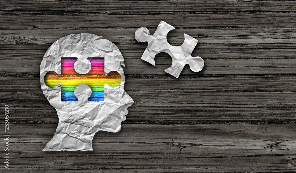 Inside Autism Stock Illustration | Adobe Stock