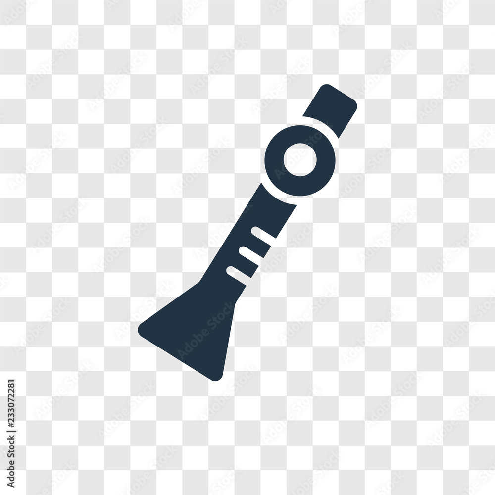 Shehnai vector icon isolated on transparent background, Shehnai ...
