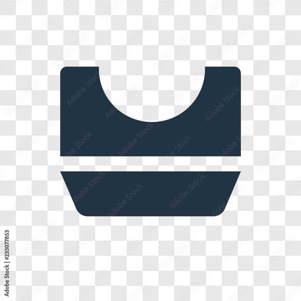 Stock-Vektorgrafik „Concave vector icon isolated on transparent ...