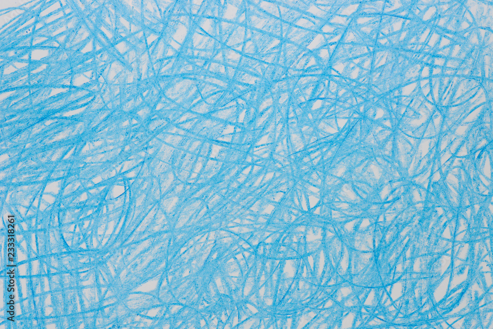 blue crayon doodles on paper background texture Stock Photo | Adobe Stock