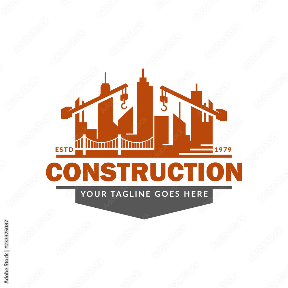 Vector of Construction Logo Design Template, suitable for Construction ...
