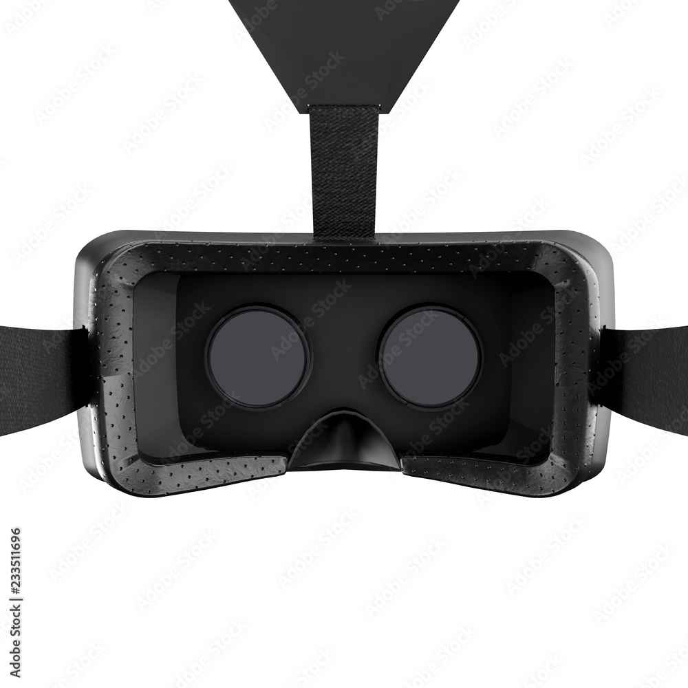 VR Goggles Headset Original Model. Inside and back view. Modern Tech ...