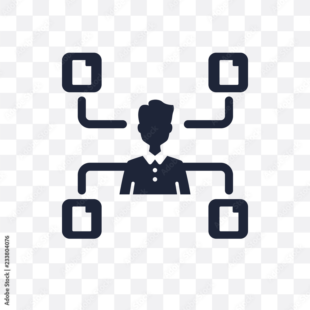 Multitask transparent icon. Multitask symbol design from Time managemnet collection. Simple ...