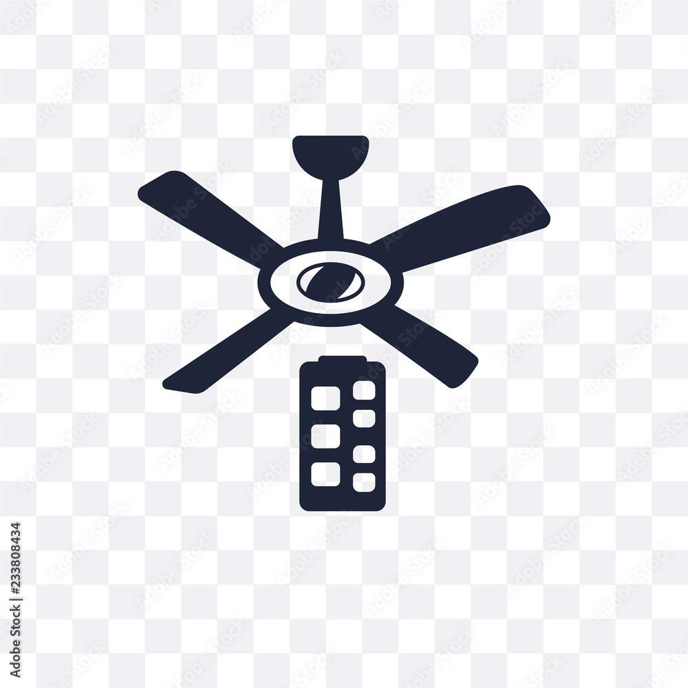 ceiling fan transparent icon. ceiling fan symbol design from Electronic ...
