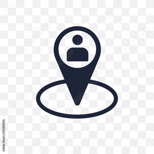Human Location transparent icon. Human Location symbol design from Maps ...