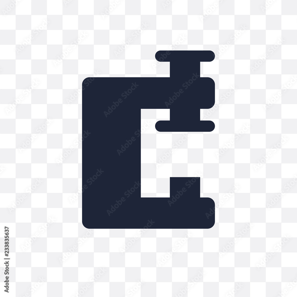 Vise transparent icon. Vise symbol design from Construction collection ...