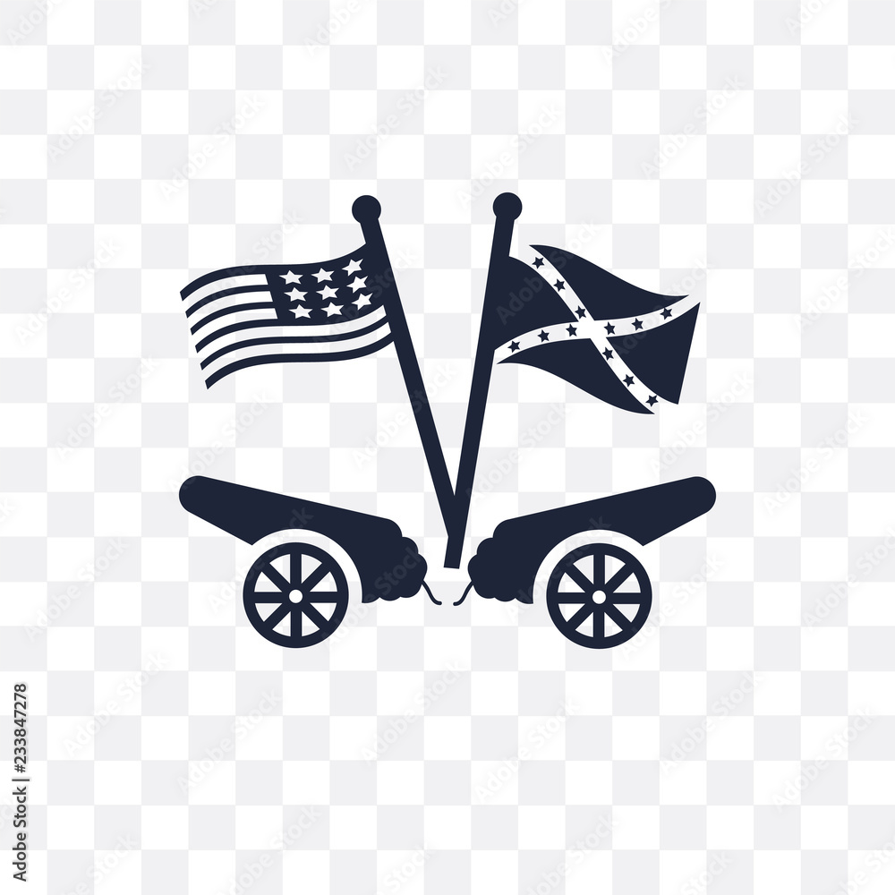 american civil war transparent icon. american civil war symbol design ...