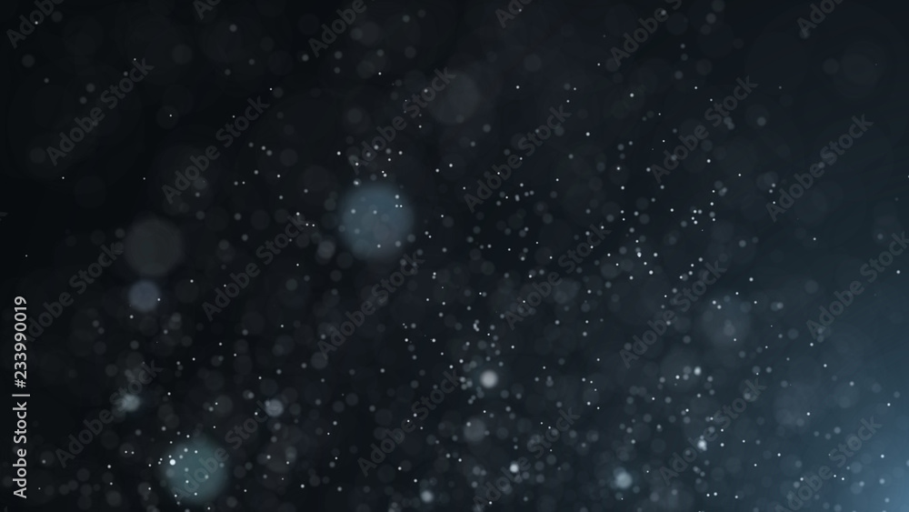 Dust particles. Abstract particle background. Dots background. 4k ...