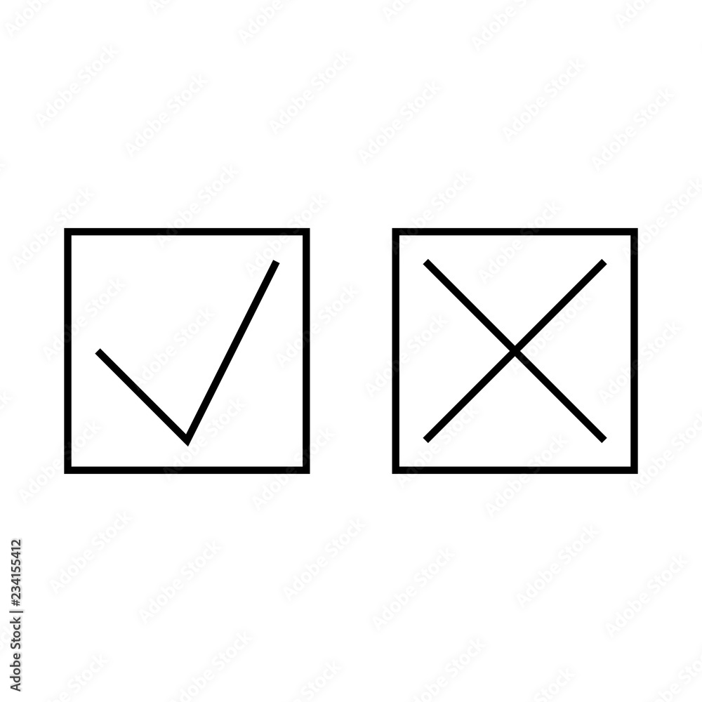 White Box Black Outline