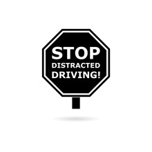 Road Sign Distracted Driving Free Stock Photo - Public Domain Pictures
