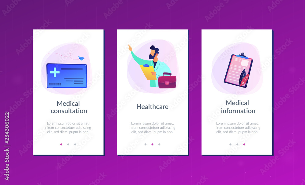 Healthcare smart card and doctor. Digital health and medical ...