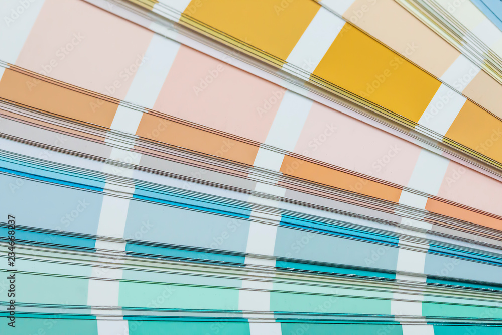 Sample color scheme for building design. Stock Photo | Adobe Stock