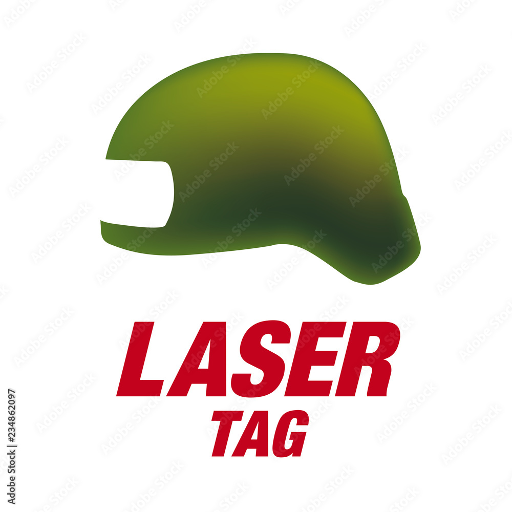 vector logo for laser tag and airsoft Stock Vector | Adobe Stock