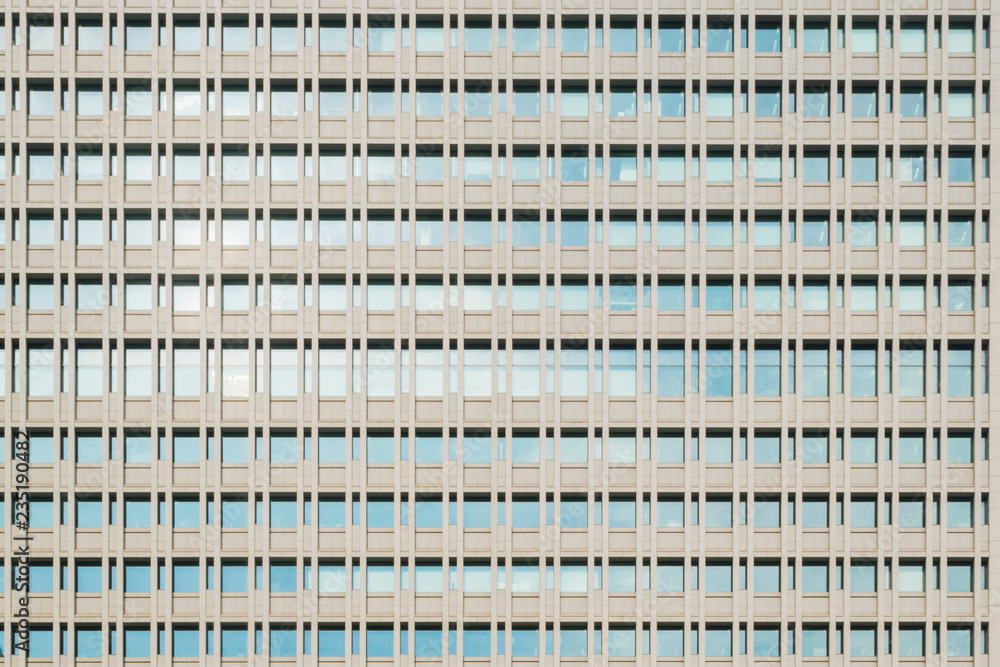 Abstract urban or technology background featuring detail of modern tall ...