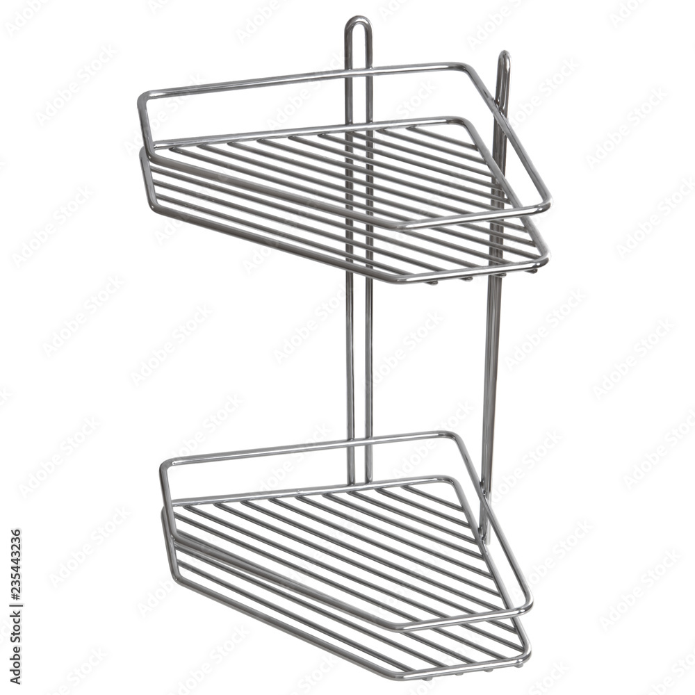 shelf stainless steel chrome-plated angular oval or rectangular table ...