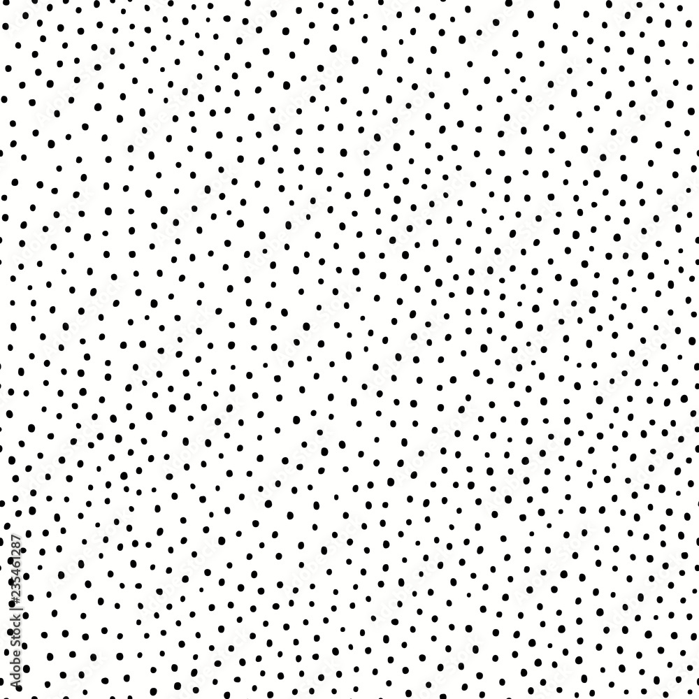 seamless pattern with hand drawn dots Stock Vector | Adobe Stock