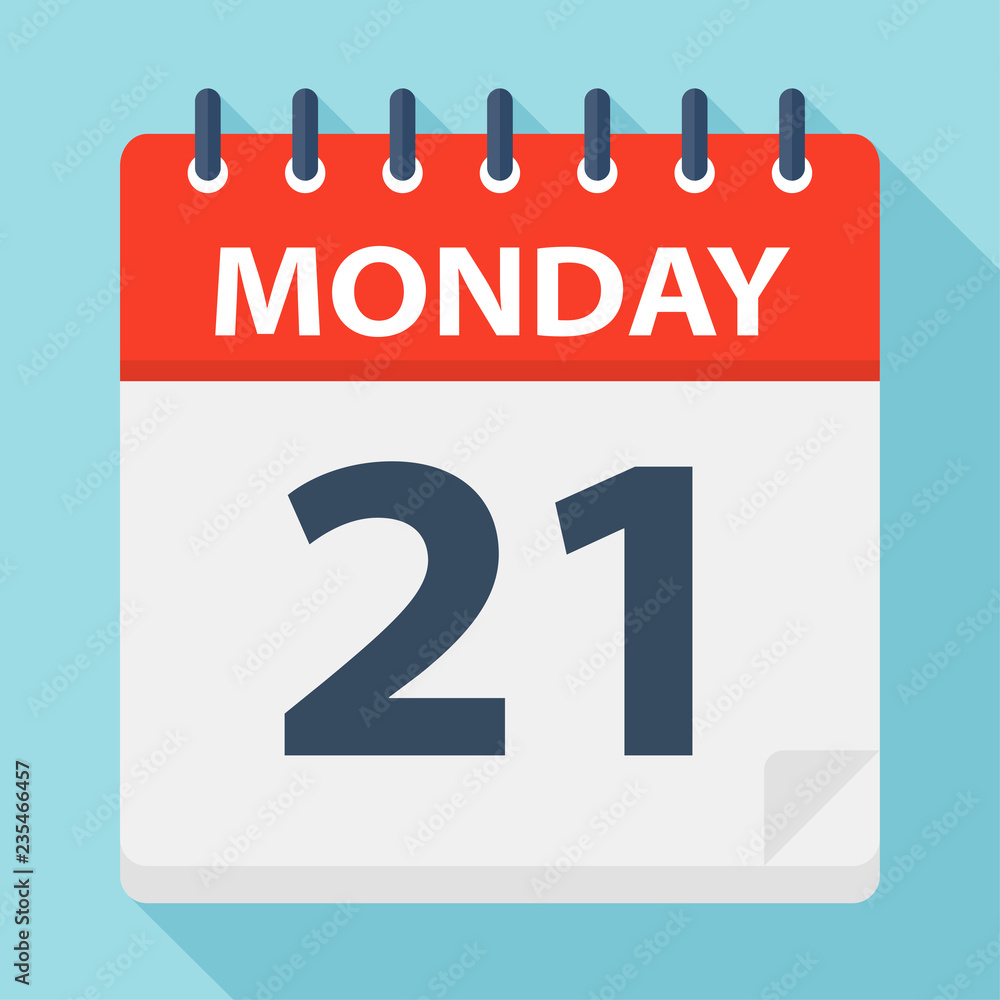 Monday Calendar Icon