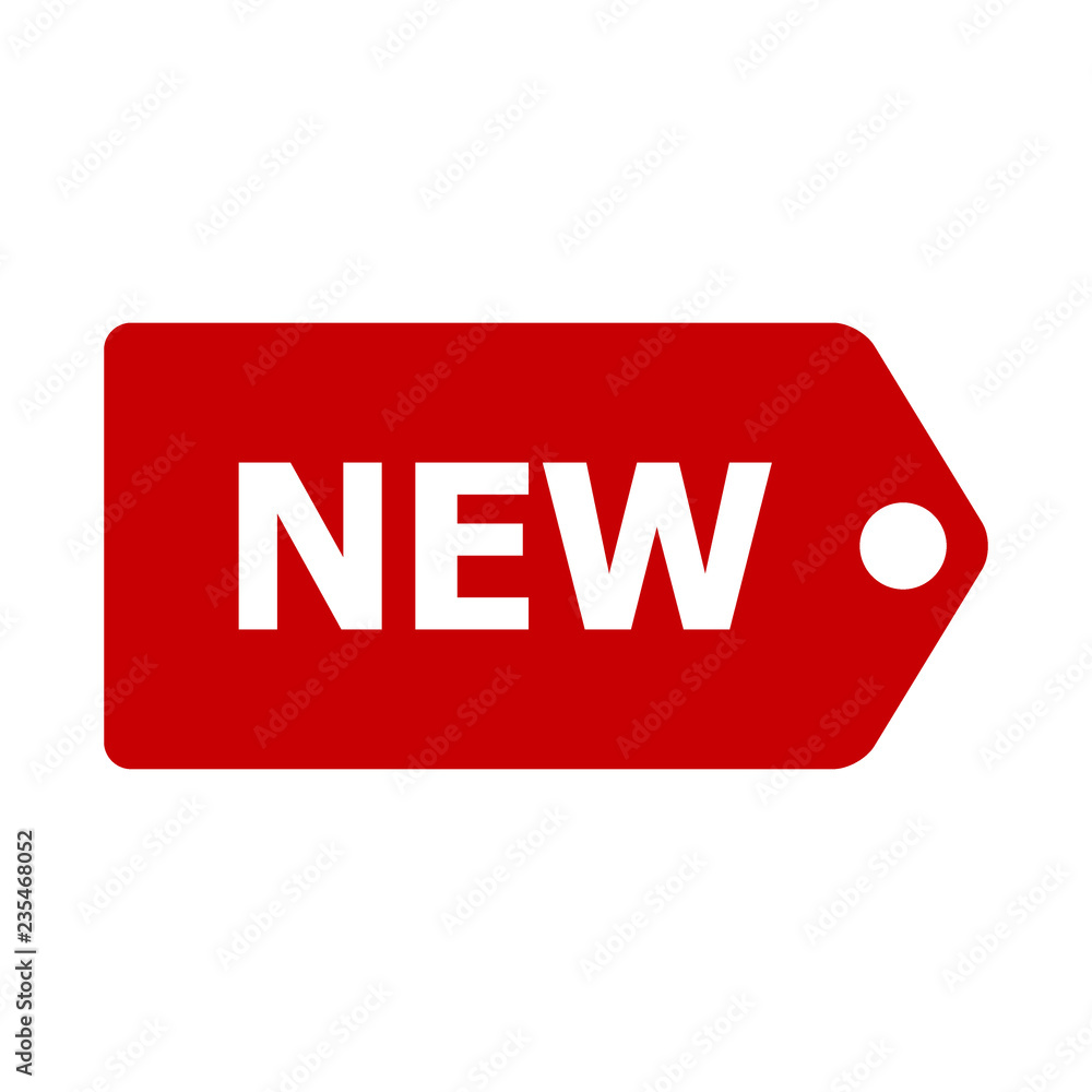 New label. New sign. New banner. Vector icon Stock Illustration | Adobe ...