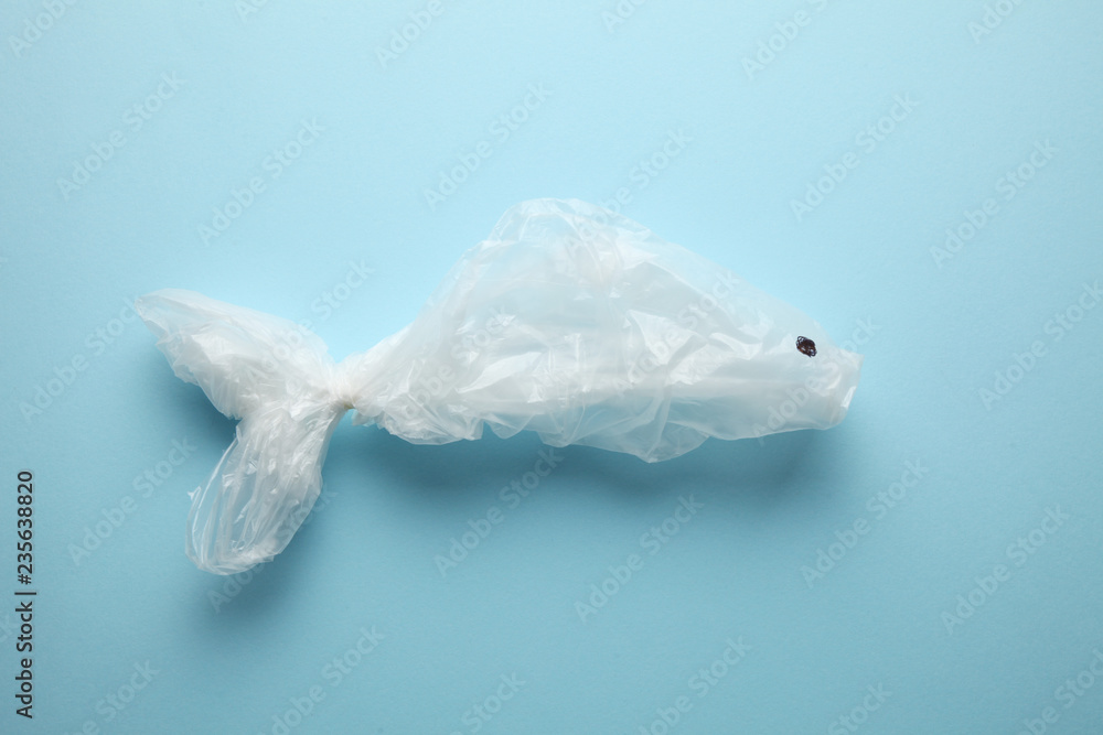 Stock-Foto „Ocean pollution by household garbage. The problem of ...