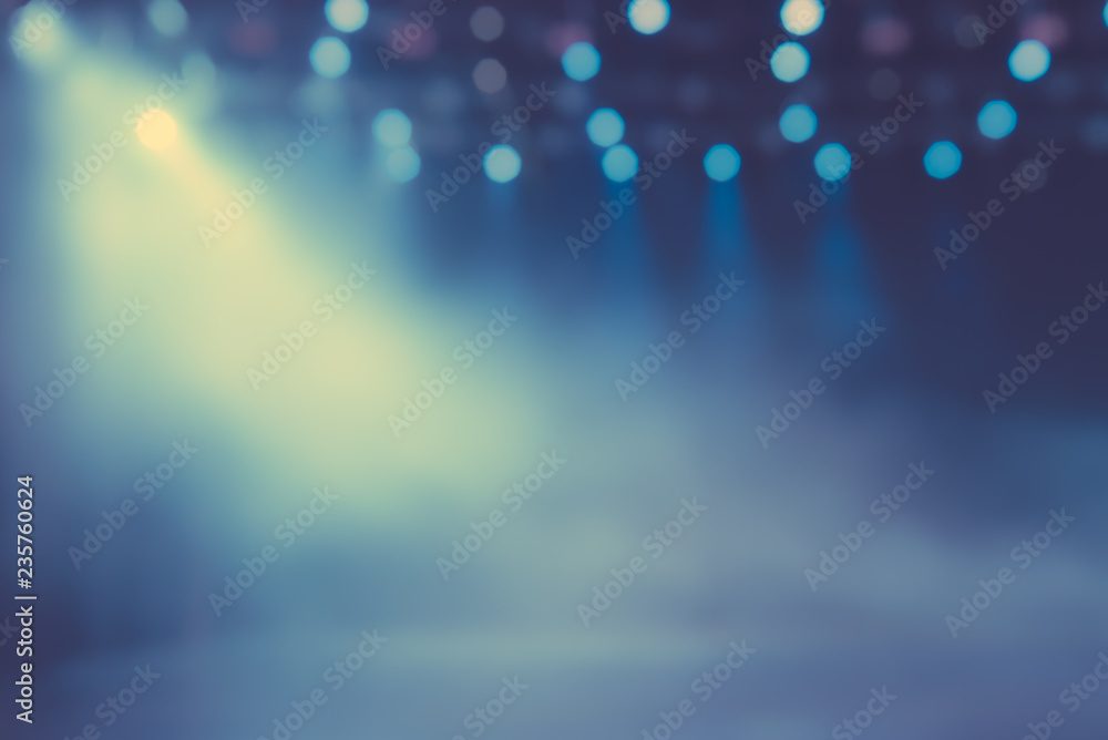 Show spotlight smog blurred background Stock Photo | Adobe Stock