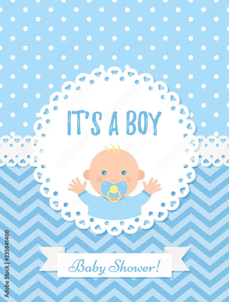 Little Boy Blue Template Baby Girl & Baby Boy Card SVG Templates