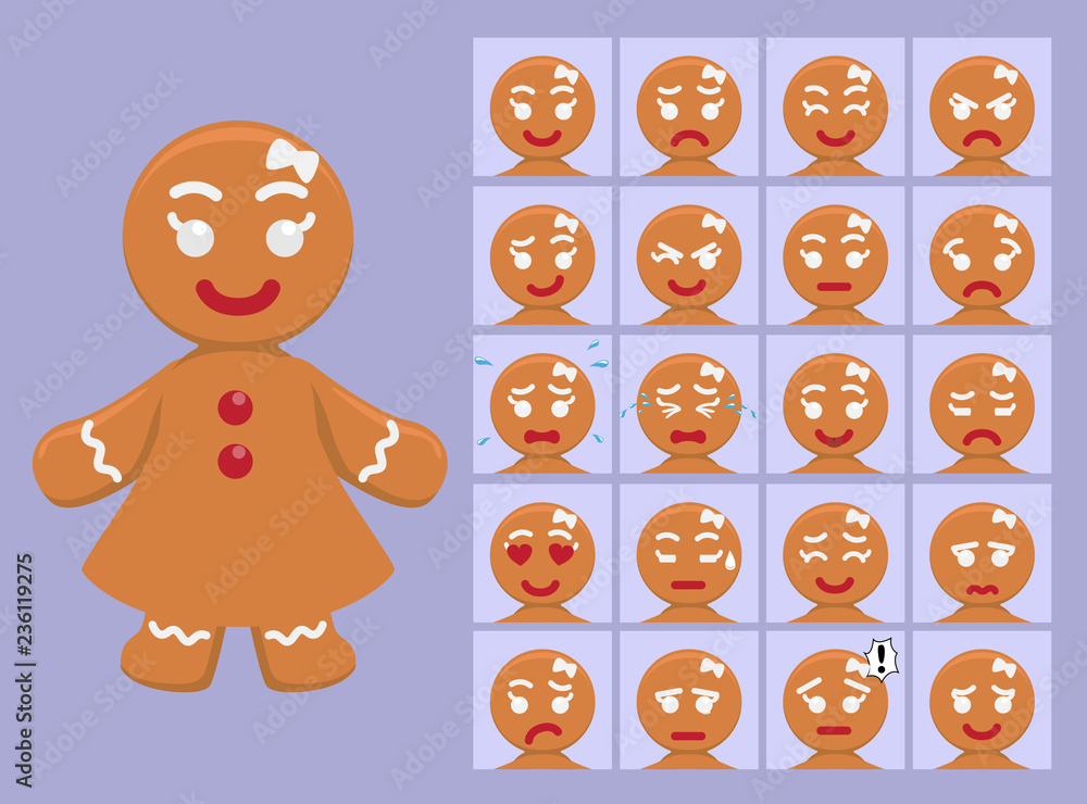 Gingerbread Girl Cartoon