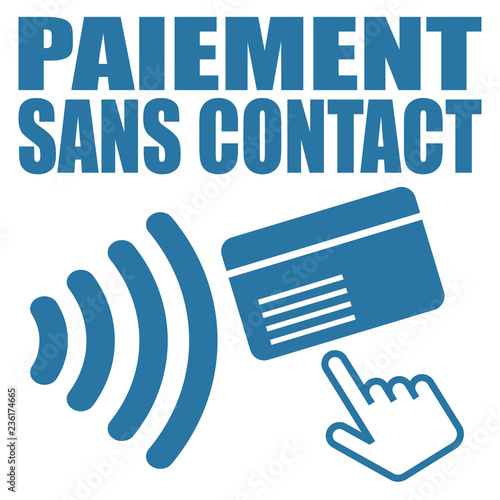 Logo paiement sans contact. Stock Vector | Adobe Stock
