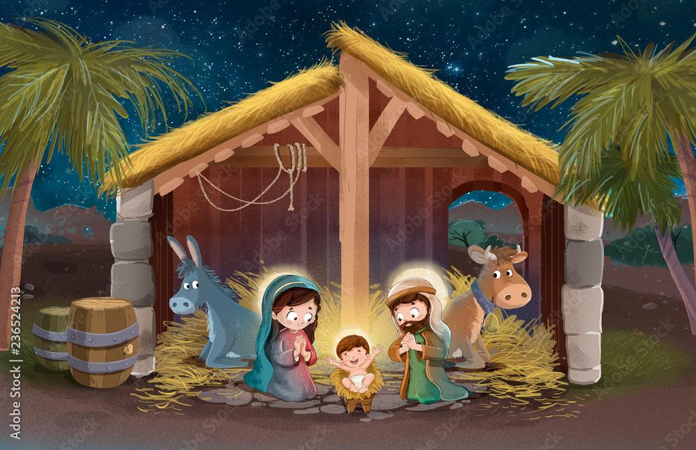 Ilustración de Stock portal de belen | Adobe Stock