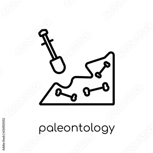 Paleontology icon. Trendy modern flat linear vector Paleontology icon ...