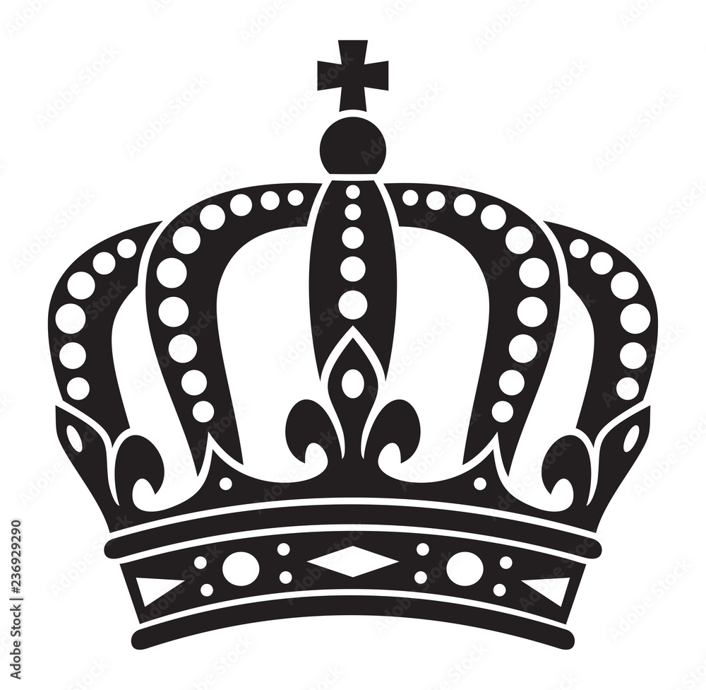royal crown vector illustration Stock Vector | Adobe Stock