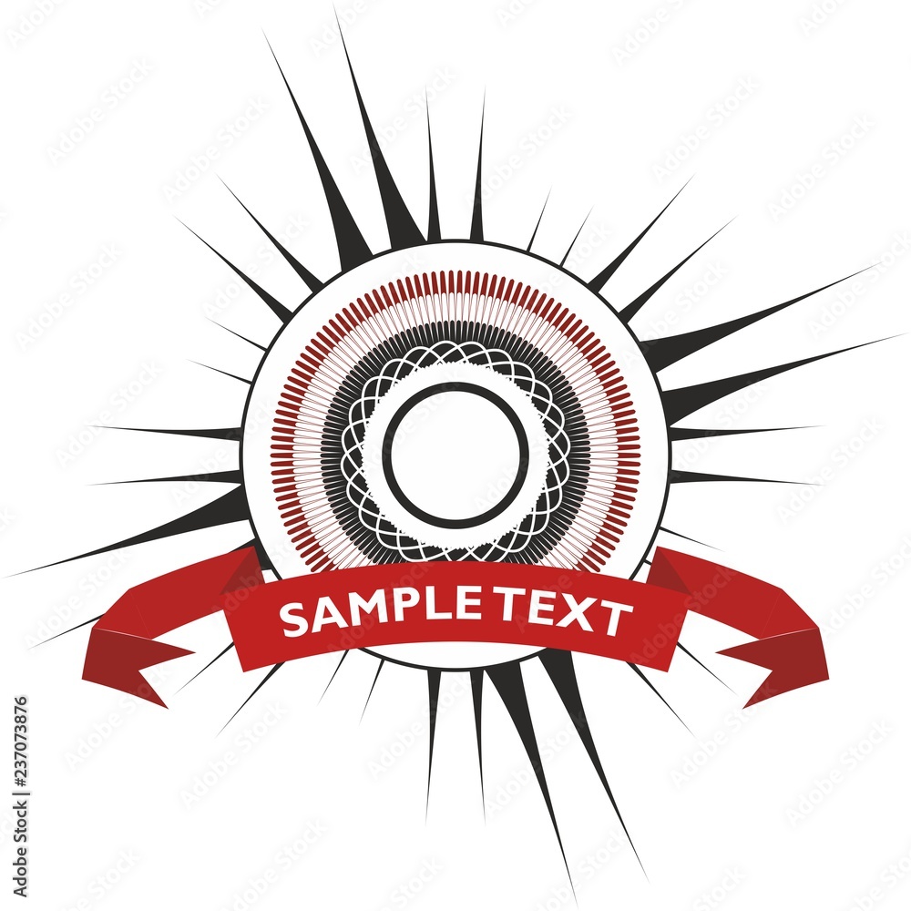 Escudo Sol Stock Vector | Adobe Stock