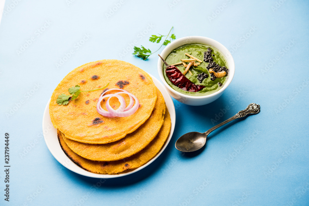 Makki di roti with sarson ka saag, popular punjabi main course recipe ...