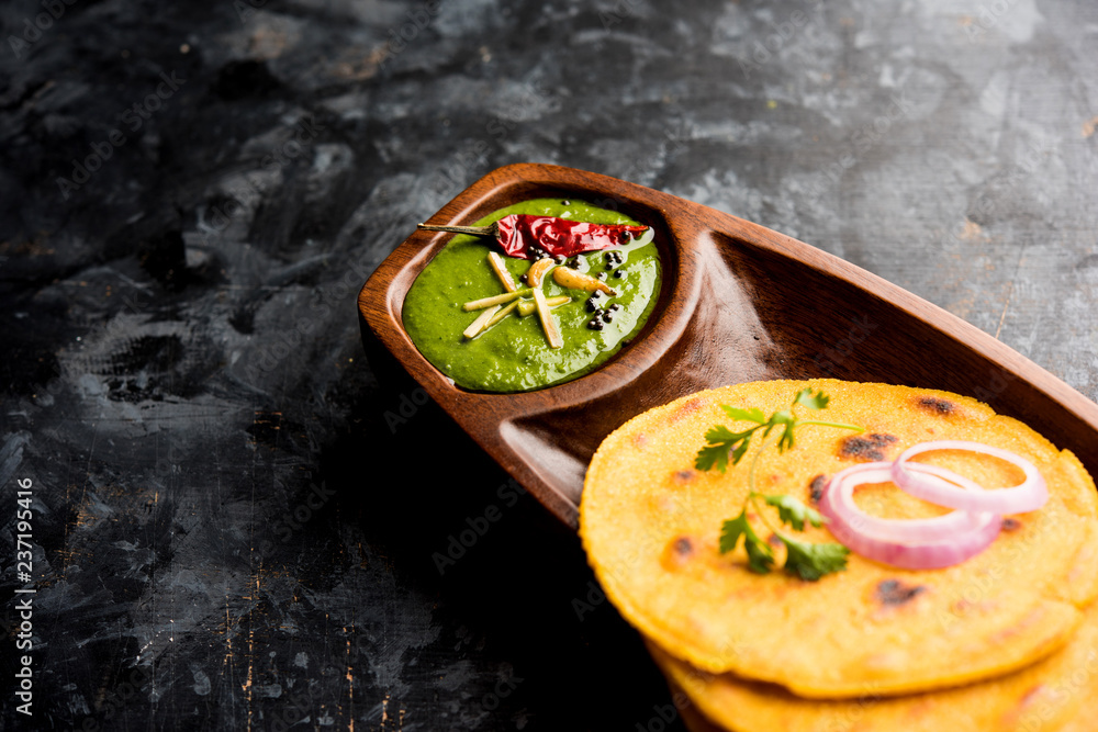 Makki di roti with sarson ka saag, popular punjabi main course recipe ...